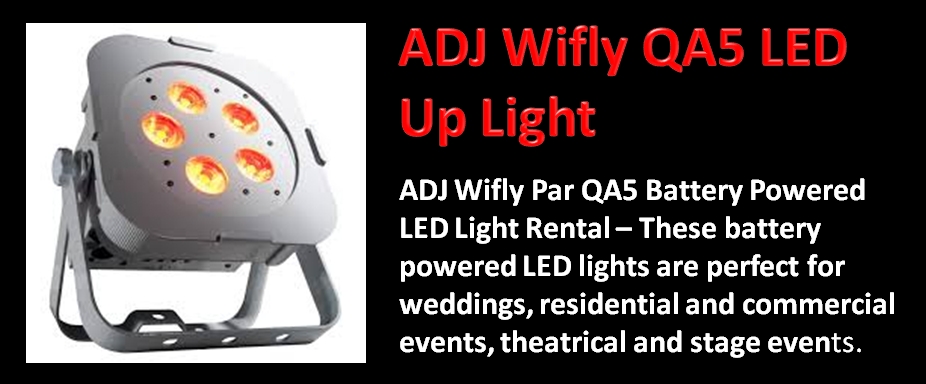 ADJ Wifly QA5 LED Light for rent at IEAVR | IEAVR Equipment Rentals